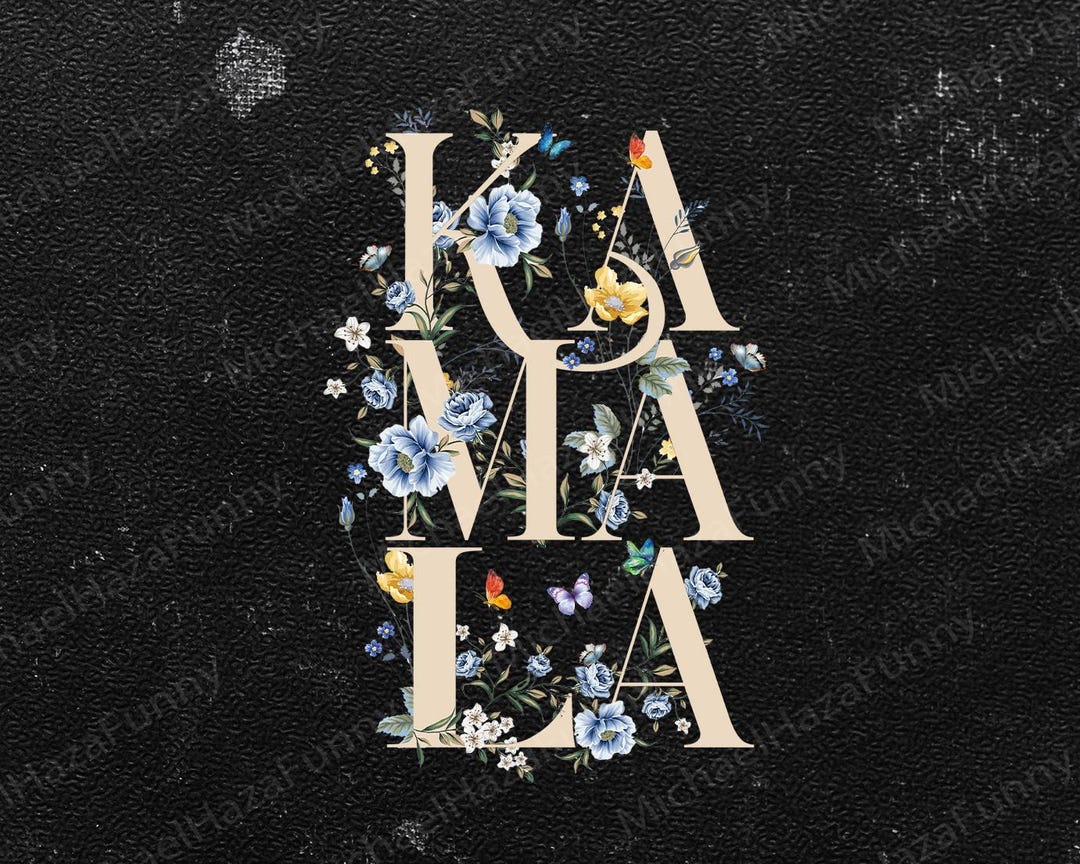 Kamala Flower Png, Kamala Harris Voting 2024 Presidential Election Tee ...