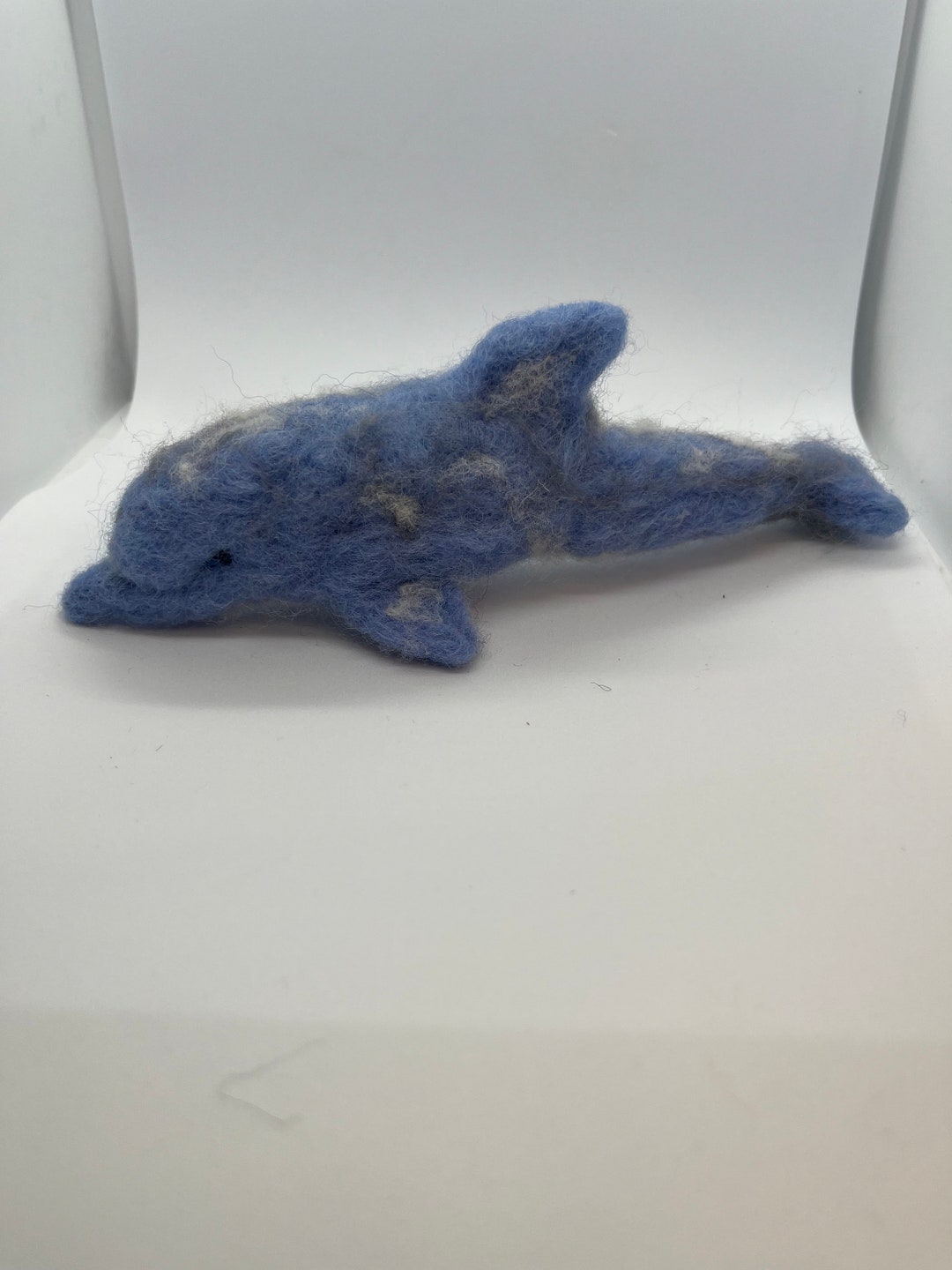 Adorable Needle Felted Dolphin Sculpture Made From Felting Wool - Etsy