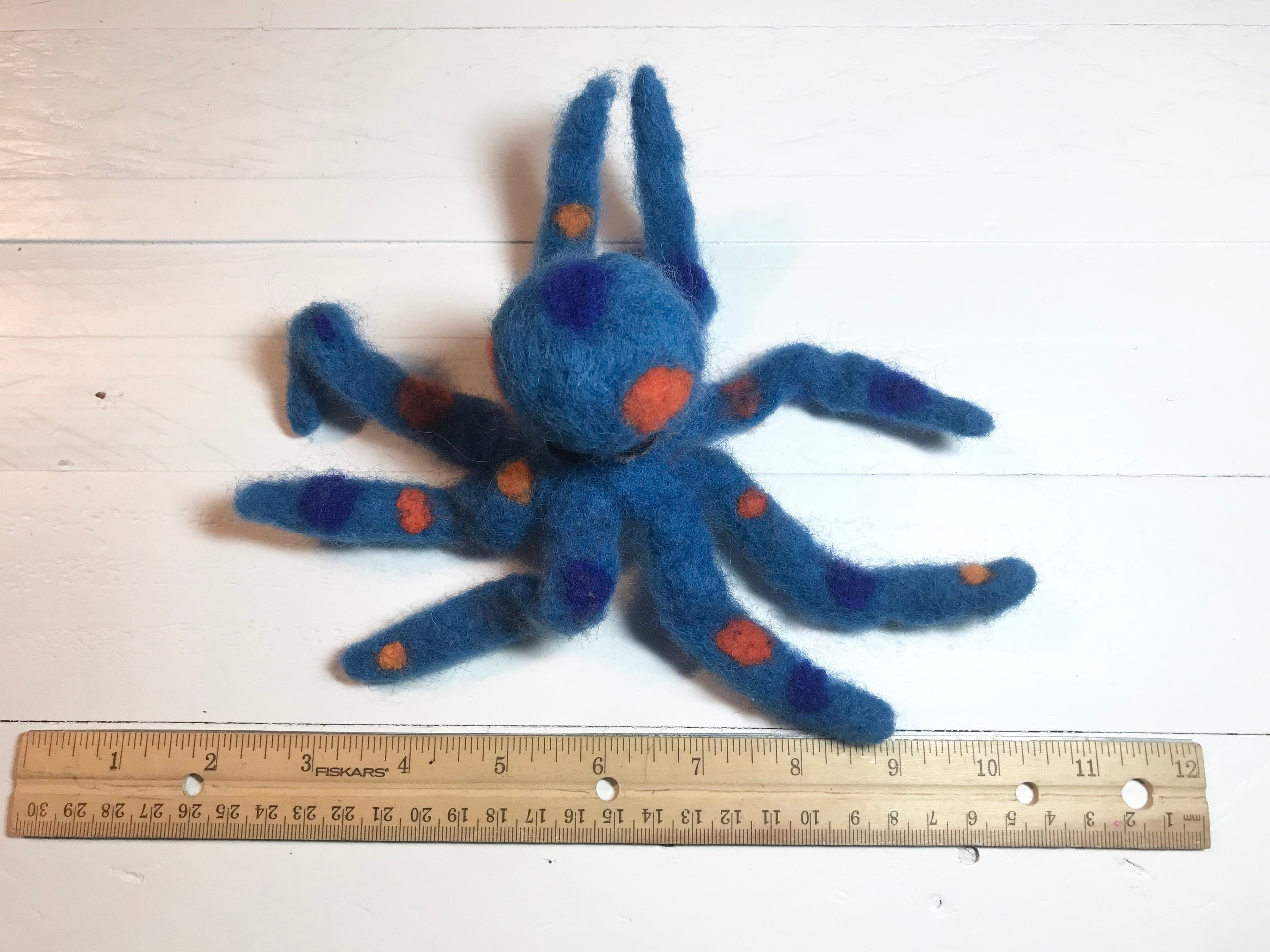 Vivid Needle Felted Octopus Sculpture Made From Felting Wool - Etsy