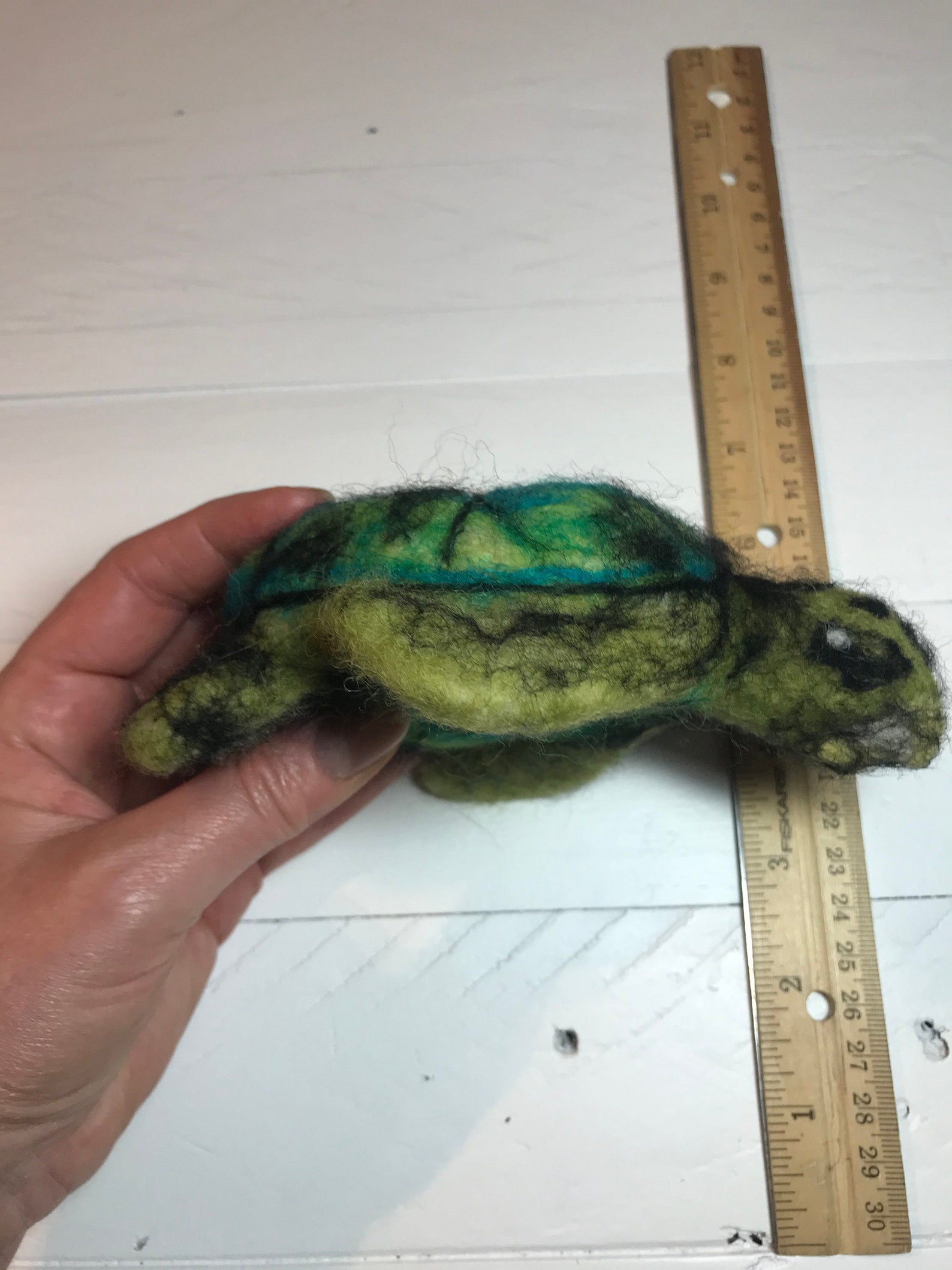 Adorable Needle Felted Sea Turtle Sculpture Made From Felting Wool - Etsy