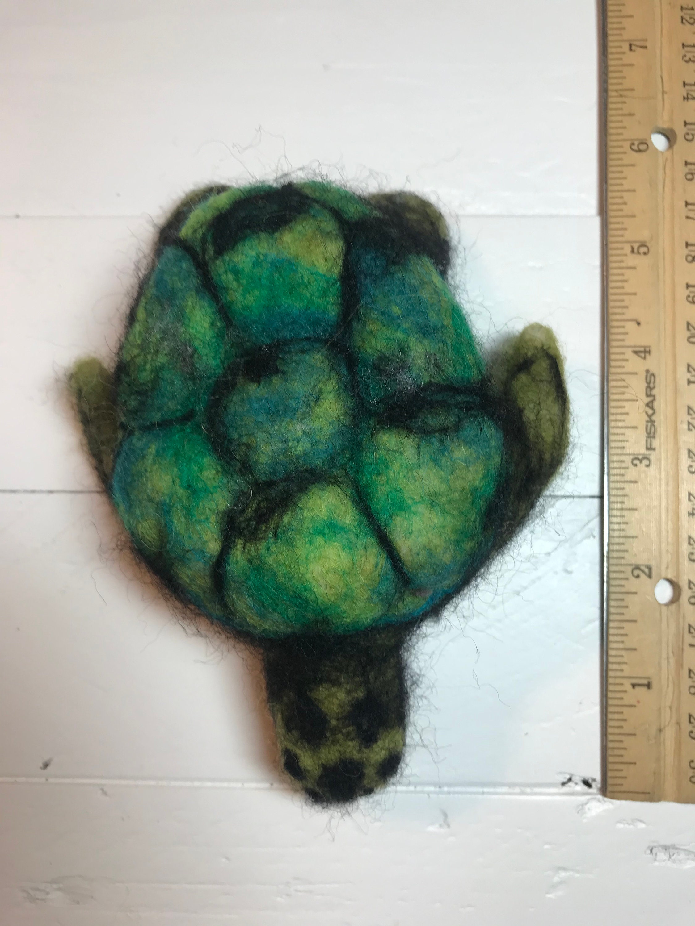 Adorable Needle Felted Sea Turtle Sculpture Made From Felting Wool - Etsy
