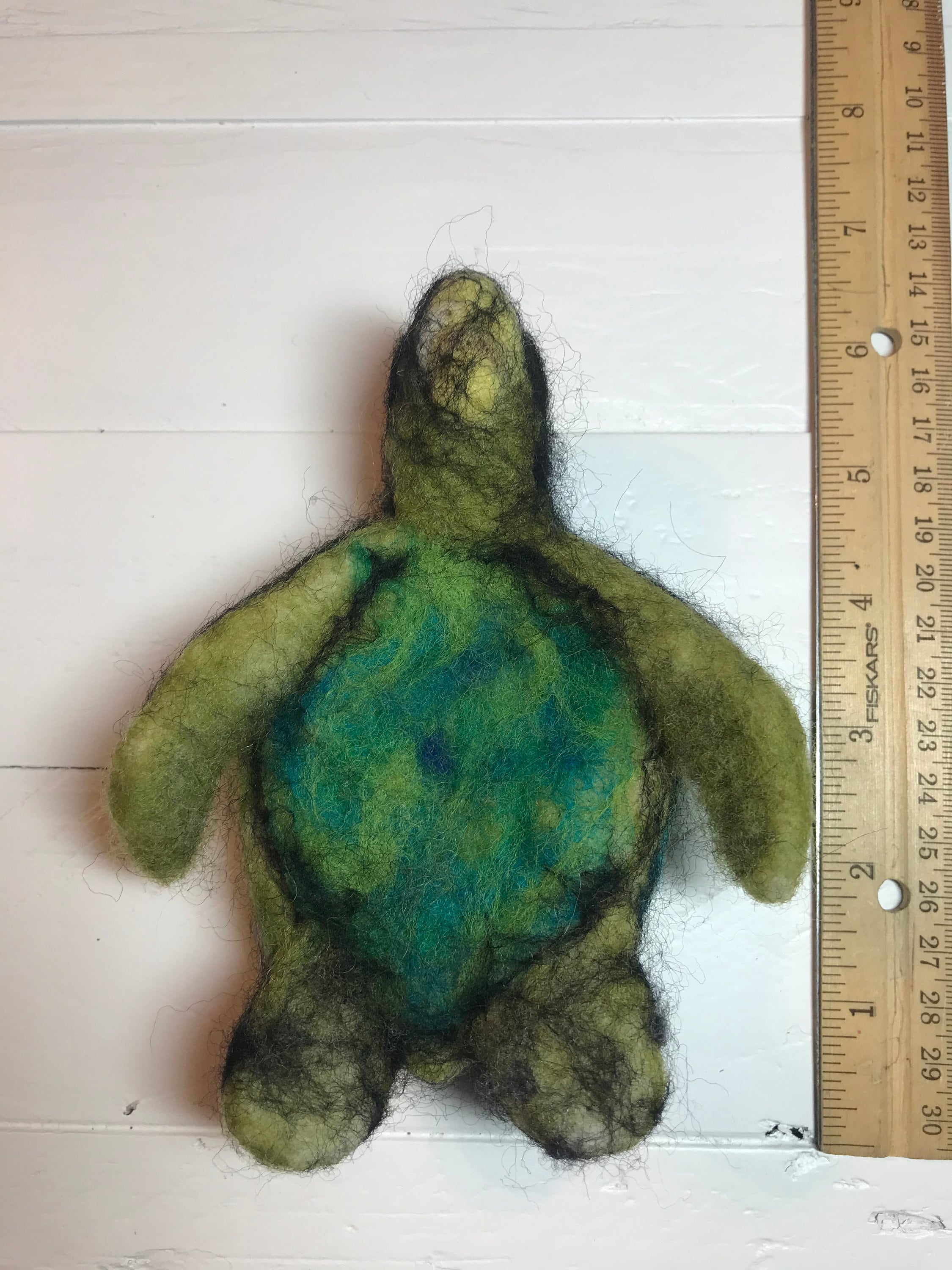 Adorable Needle Felted Sea Turtle Sculpture Made From Felting Wool - Etsy