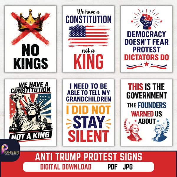 Protest Signs and Posters - Etsy