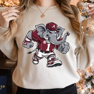 Alabama Crimson Tide PNG, Big Al Mascot, Football Game Day (digital ...