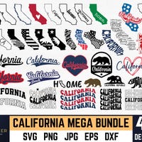 California SVG Bundle - Etsy