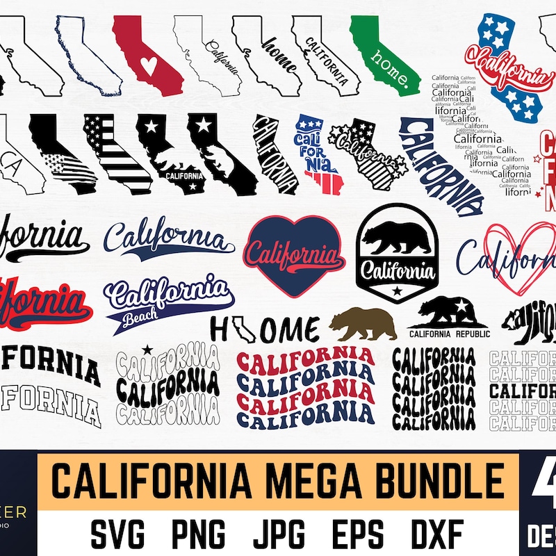 California Stickers - Etsy