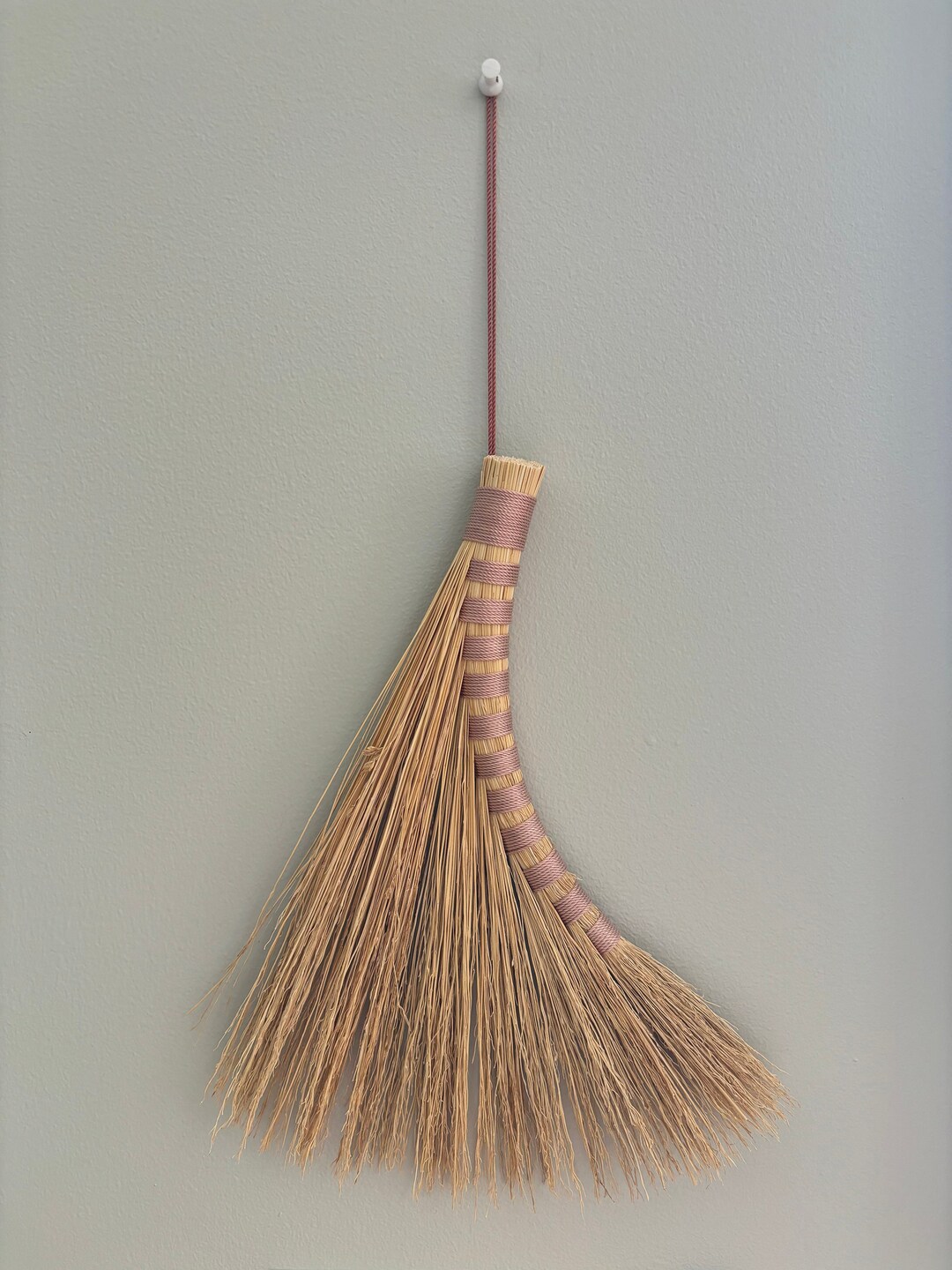Rose Handwoven Turkey Wig Broom - Etsy