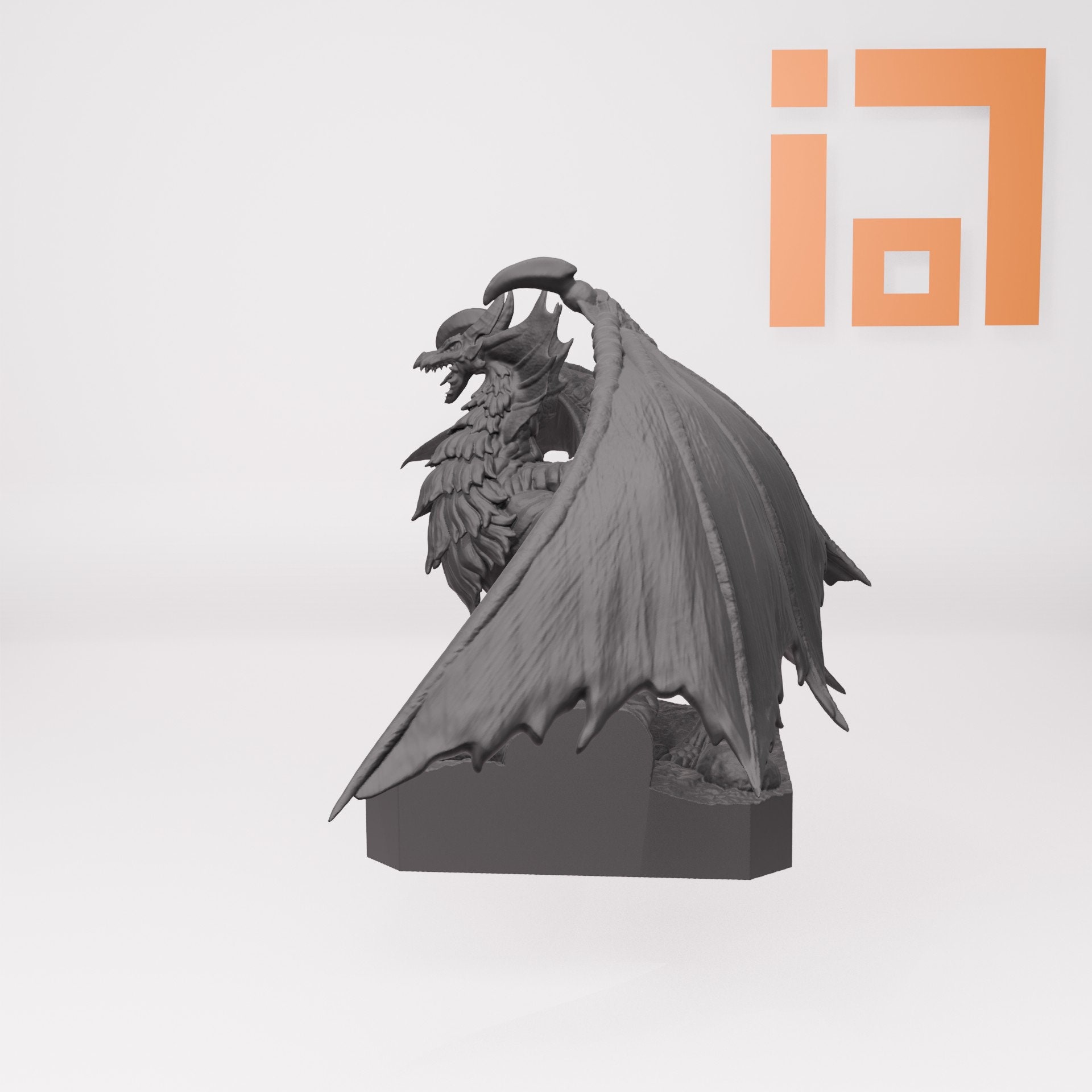 Figure of Malzeno From Monster Hunter, Dragon, Stl File, 3D Printed ...
