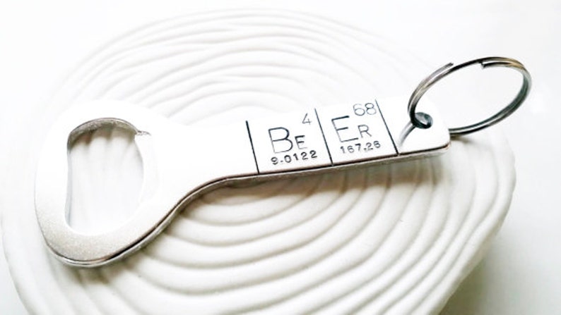 Bottle Opener Keychain Periodic Table Elements Beer Keychain - Etsy