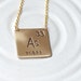 Periodic Table Element Necklace - Hand Stamped Jewelry, Personalized ...