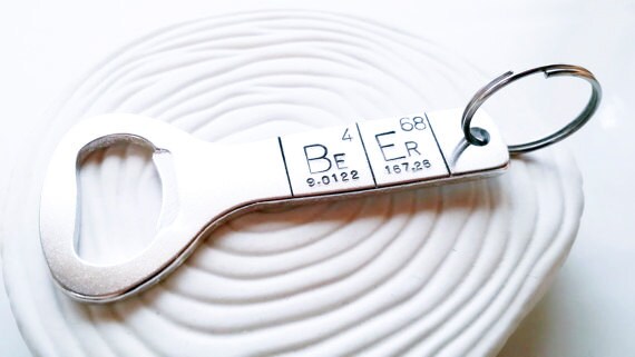 Bottle Opener Keychain Periodic Table Elements Beer Keychain | Etsy