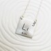 Periodic Table Element Necklace - Hand Stamped Jewelry, Personalized ...