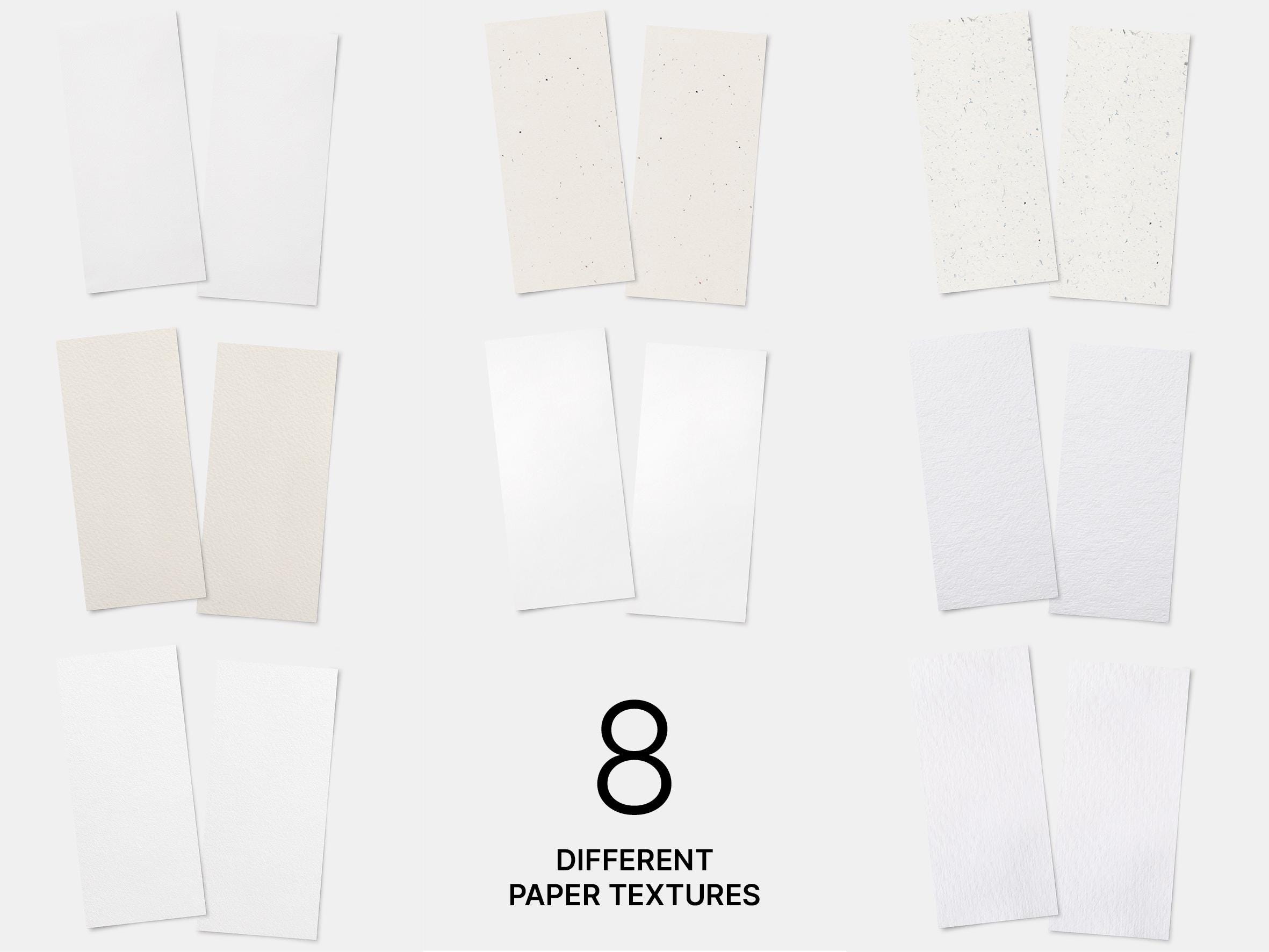 4x9 Card Mockup, Minimalist, Simple Wedding Menu Mockup, Paper Textures ...