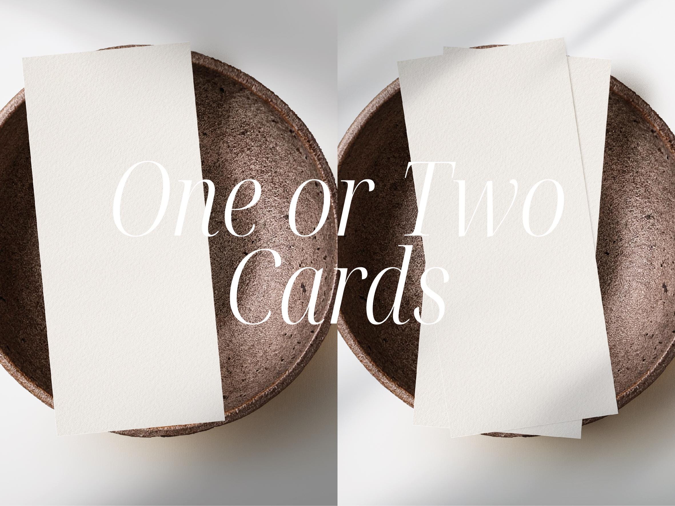 Mockup Card 4x9 Flyer Mockup Two Sides Menu Listing Photo Blank White ...