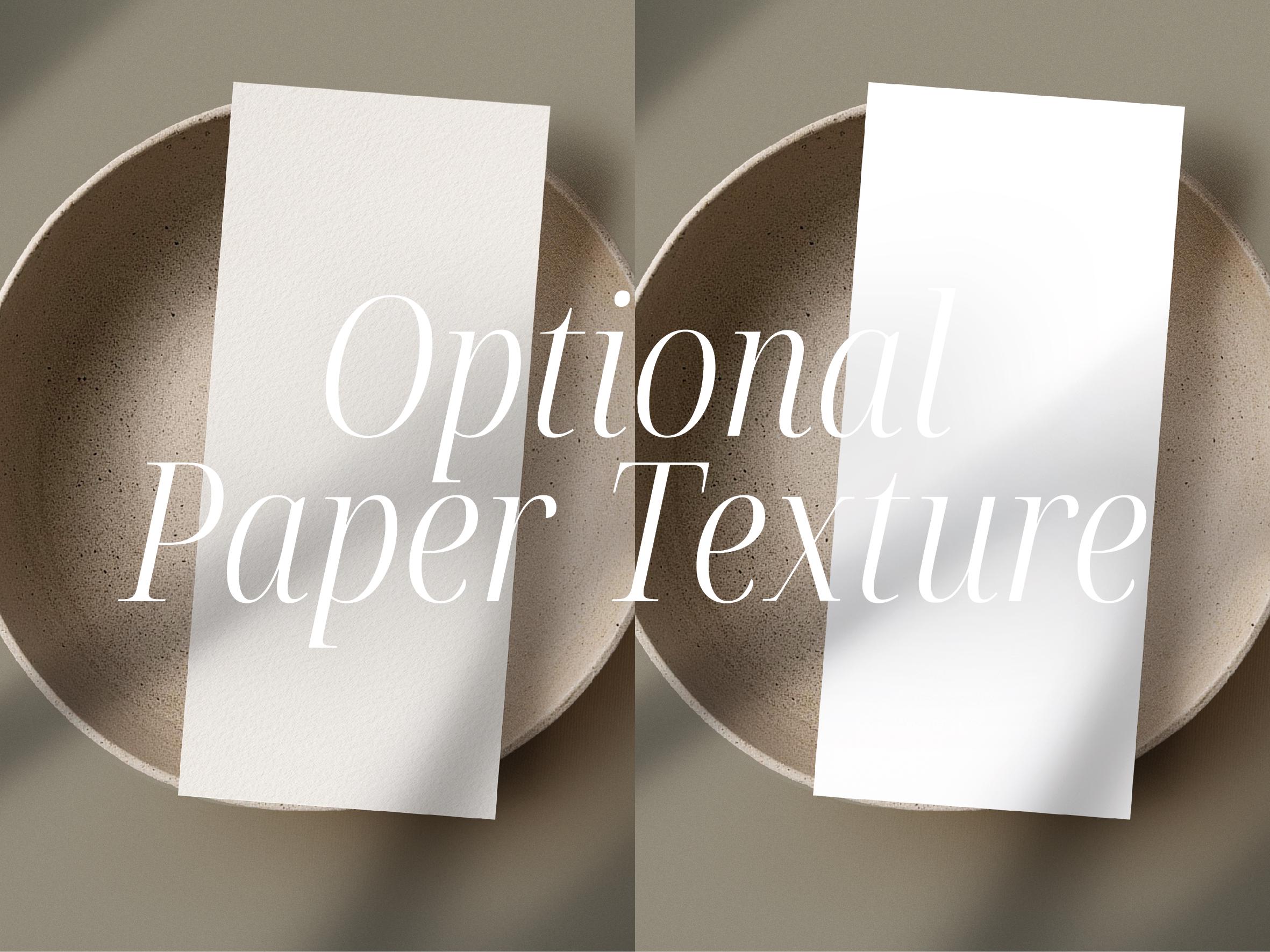 Mockup Card 4x9 Flyer Mockup Two Sides Menu Listing Photo Blank White ...