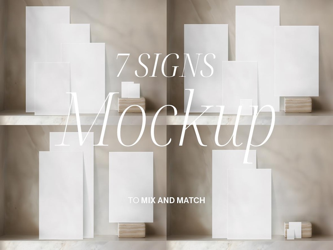 Simple Wedding Sign Mockup, 7 Formats & Free Placement, Minimal Welcome ...