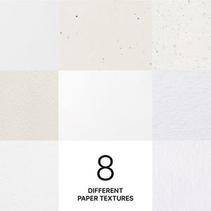 4x9 Card Mockup, Minimalist, Simple Wedding Menu Mockup, Paper Textures ...