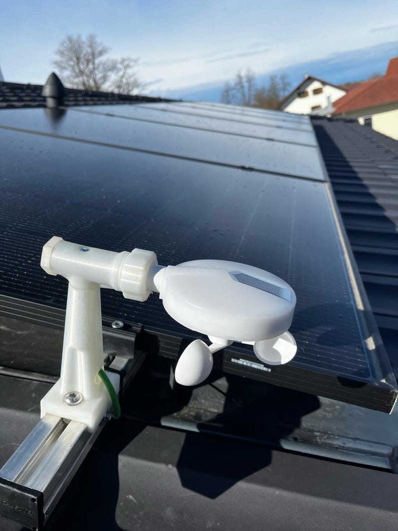 Loxone Weather Station Tree Adjustable Base, Solar Roof, Aluminum ...