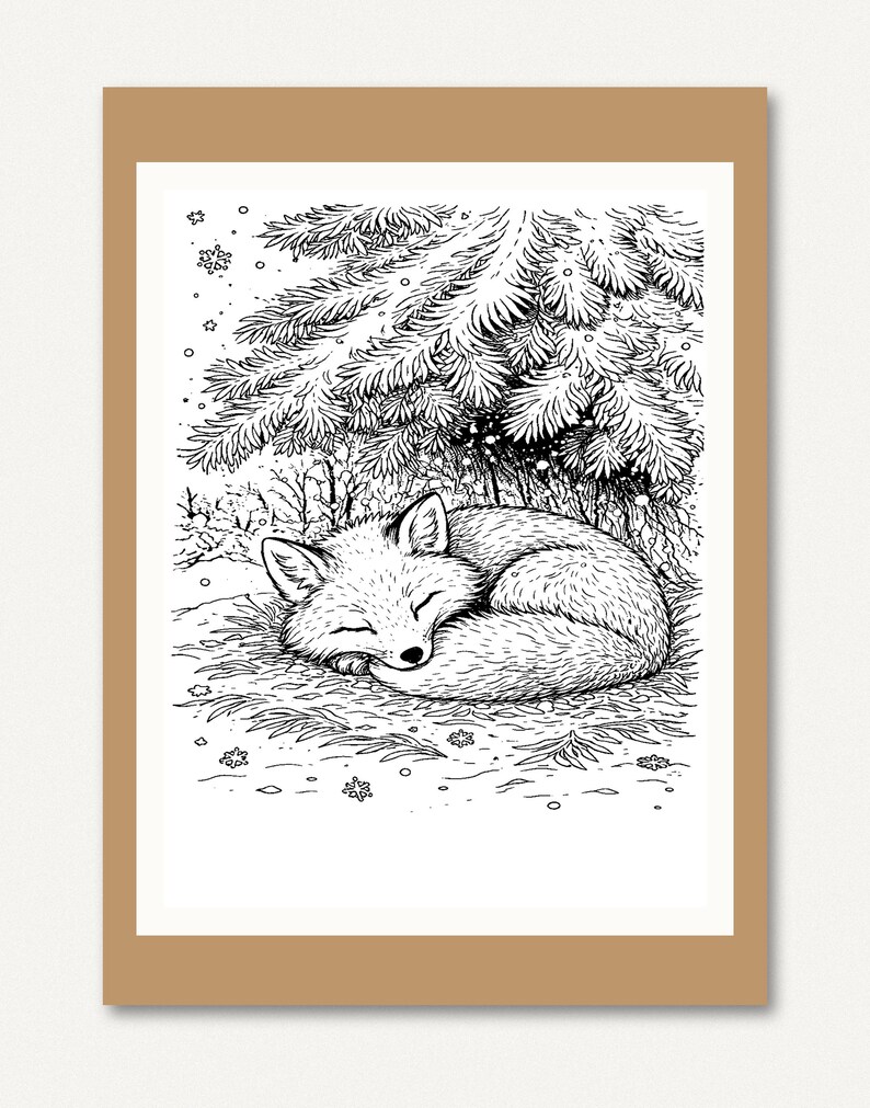 Forest Animals Coloring Pages - Etsy