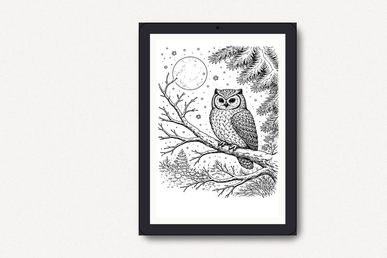 Forest Animals Coloring Pages - Etsy