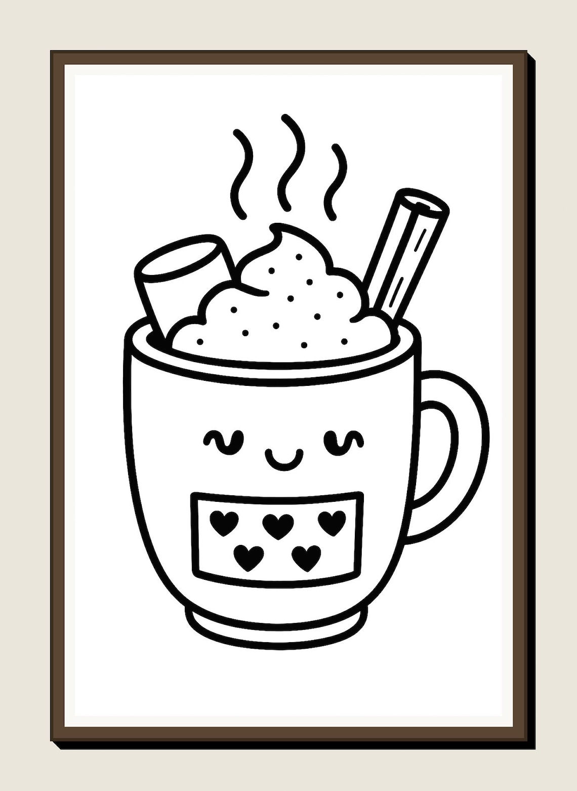 Cozy Hot Cocoa Coloring Pages - Digital Download & Printable Fun for ...