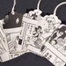 15 Comic Book Tags- Japanese Comic Book Tags, Black & White, Recycled ...