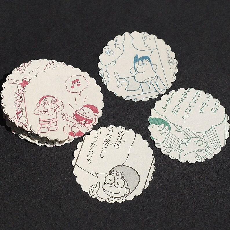 Japanese Comic Book Paper Circles Manga paper circles | Etsy