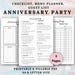 Anniversary Party Checklist Printable, Anniversary Celebration ...