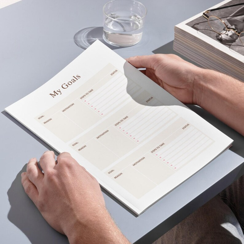 My Goal Planner Template Goals Template Goal Planner Minimal Goal ...