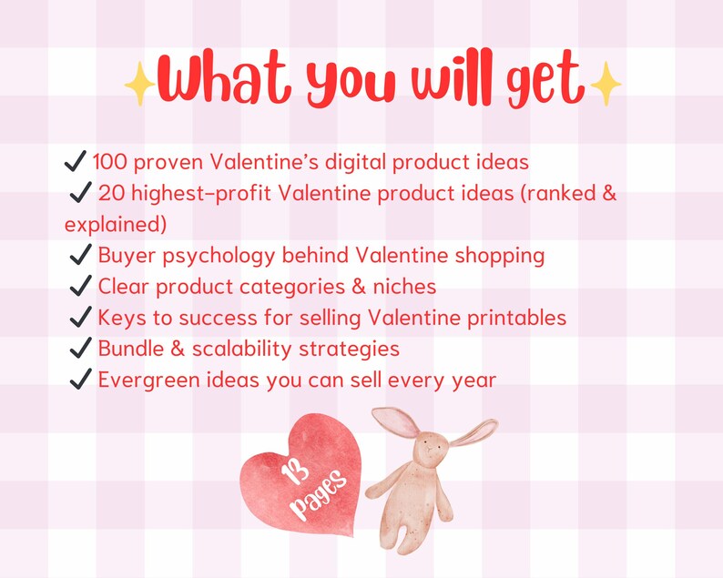 100 Best-selling Valentine’s Digital Product Ideas 2026 | Etsy Seller ...