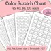 Color Swatch Chart Set: Ink, Alcohol Marker, Pencils (printable PDF) - Etsy