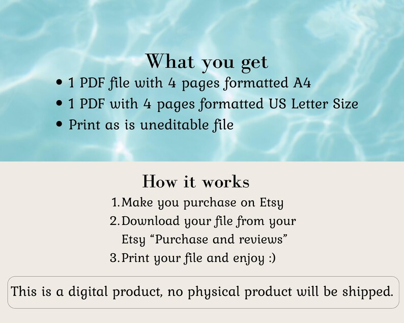 Pool Party Checklist & Planner Printable, Summer Party Checklist Bundle ...