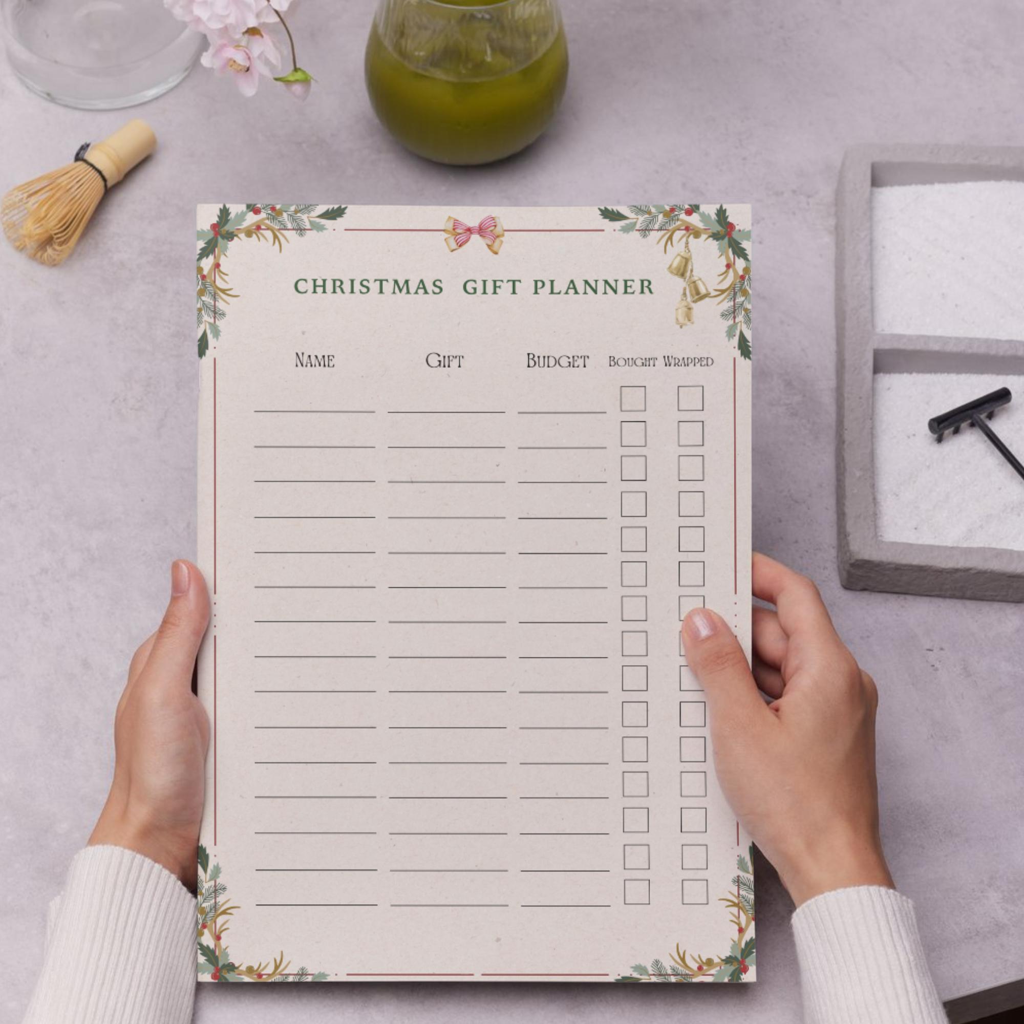 Traditional Christmas Party Checklist Bundle, Party Checklist Printable ...