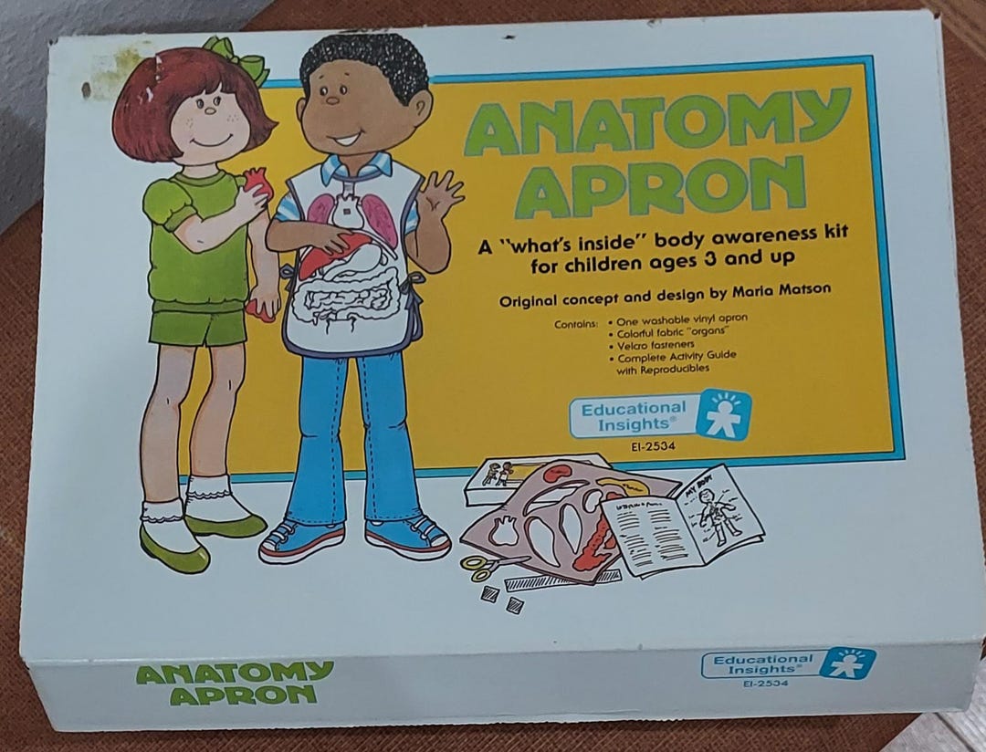 Learning Tool Anatomy Apron Game With Teacher Instructions. FUN!! - Etsy