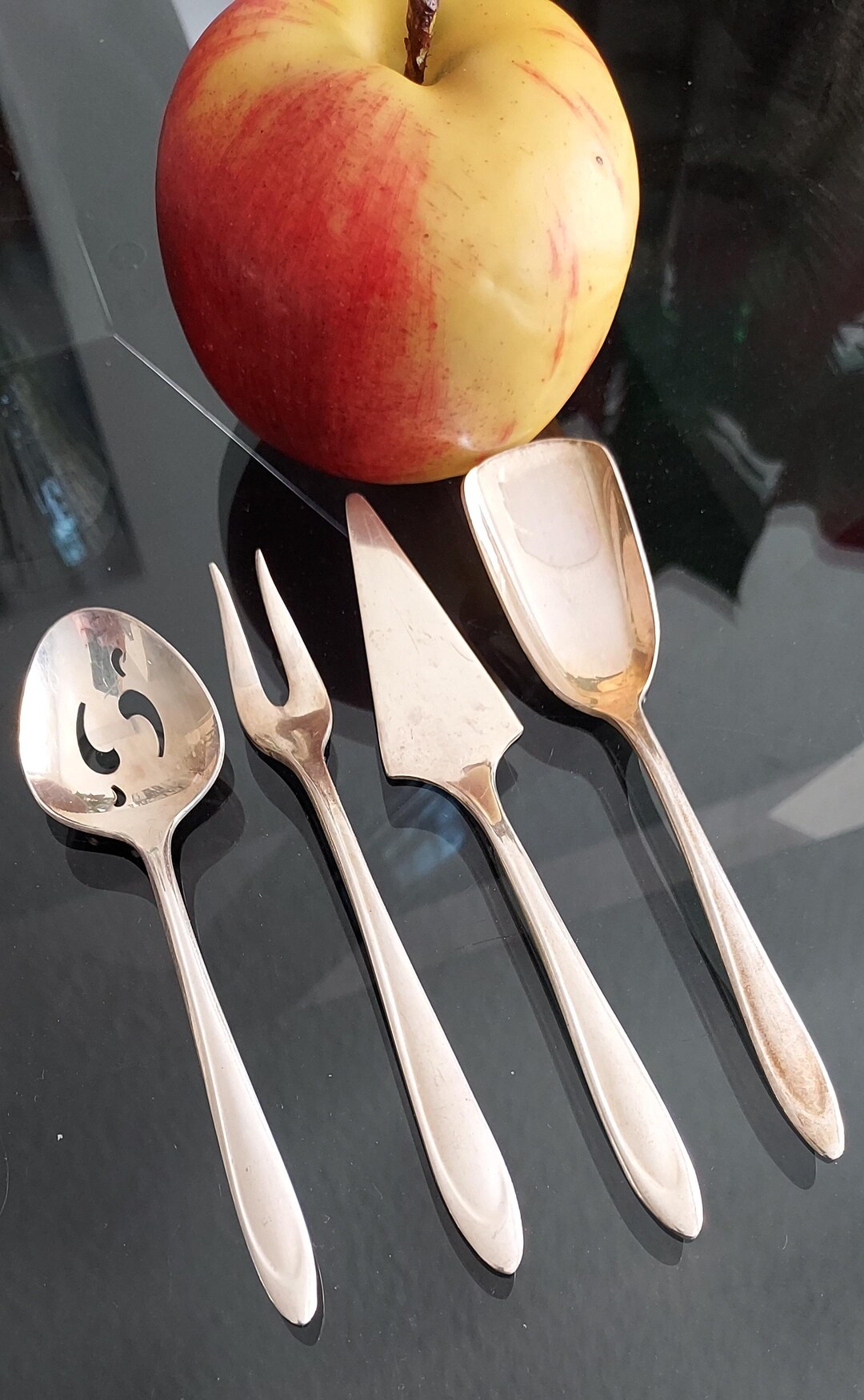 Meriden Silverplate Co. Vintage Serving Set. 5" Set of 4 - Etsy