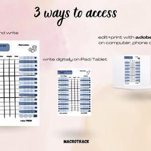 30 Day Weight Loss Tracker | Printable Weight Loss Journal & Challenge ...