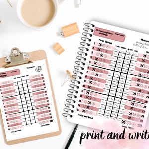 30 Day Weight Loss Tracker | Printable Weight Loss Journal & Challenge ...