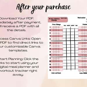 30 Day Weight Loss Tracker | Printable Weight Loss Journal & Challenge ...
