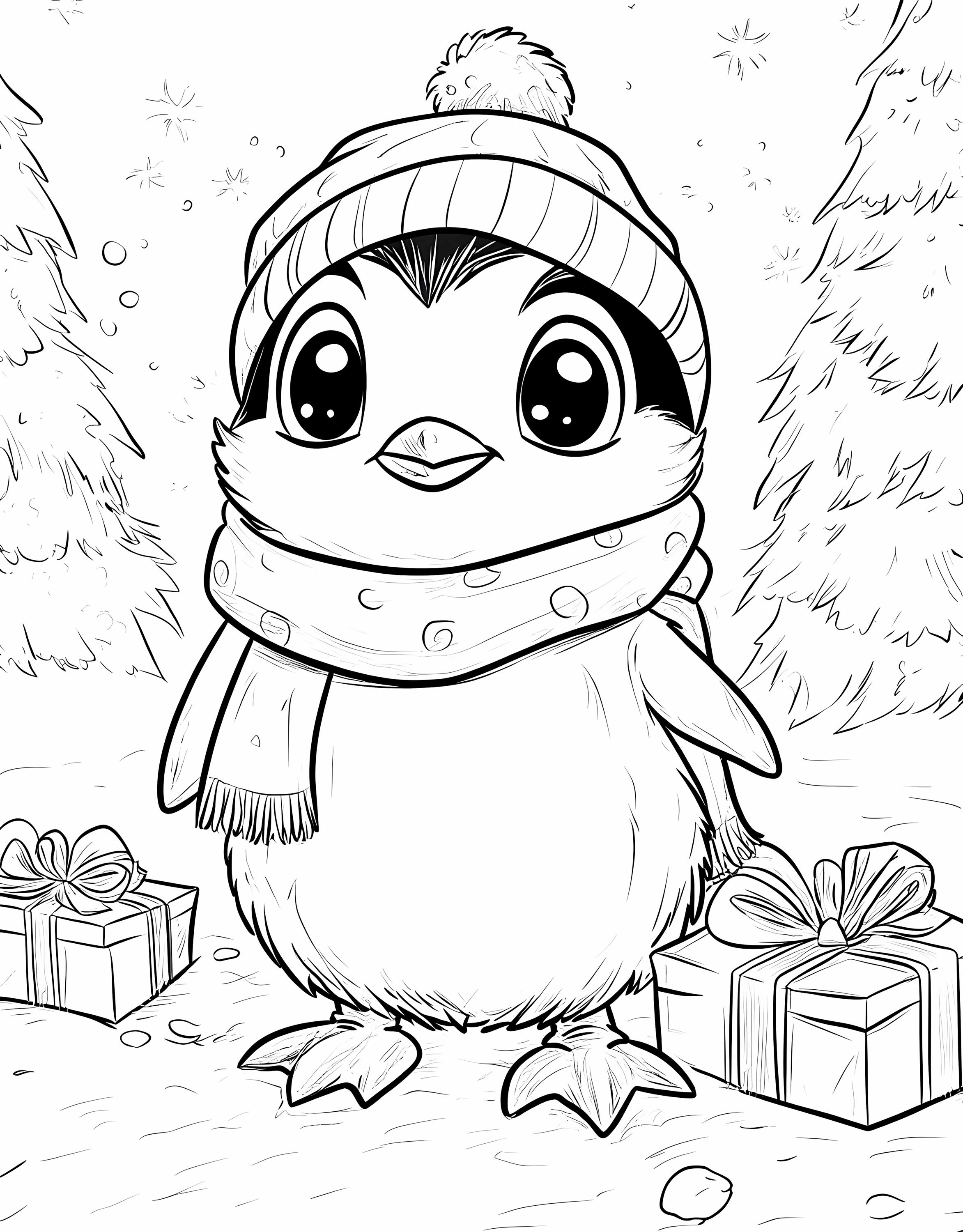 Adorable Snowman Coloring Page – Festive Christmas Fun - Etsy