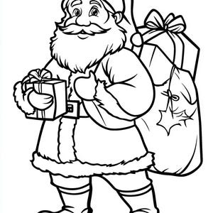 Festive Christmas Coloring Pages for Kids and Adults Printable Holiday ...