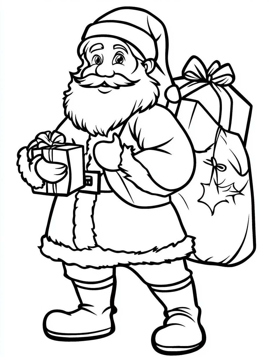 Festive Christmas Coloring Pages for Kids and Adults – Printable ...