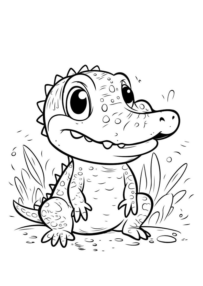 Safari Animal Coloring Pages for Kids – 30+ Cute Jungle & Zoo Animals ...