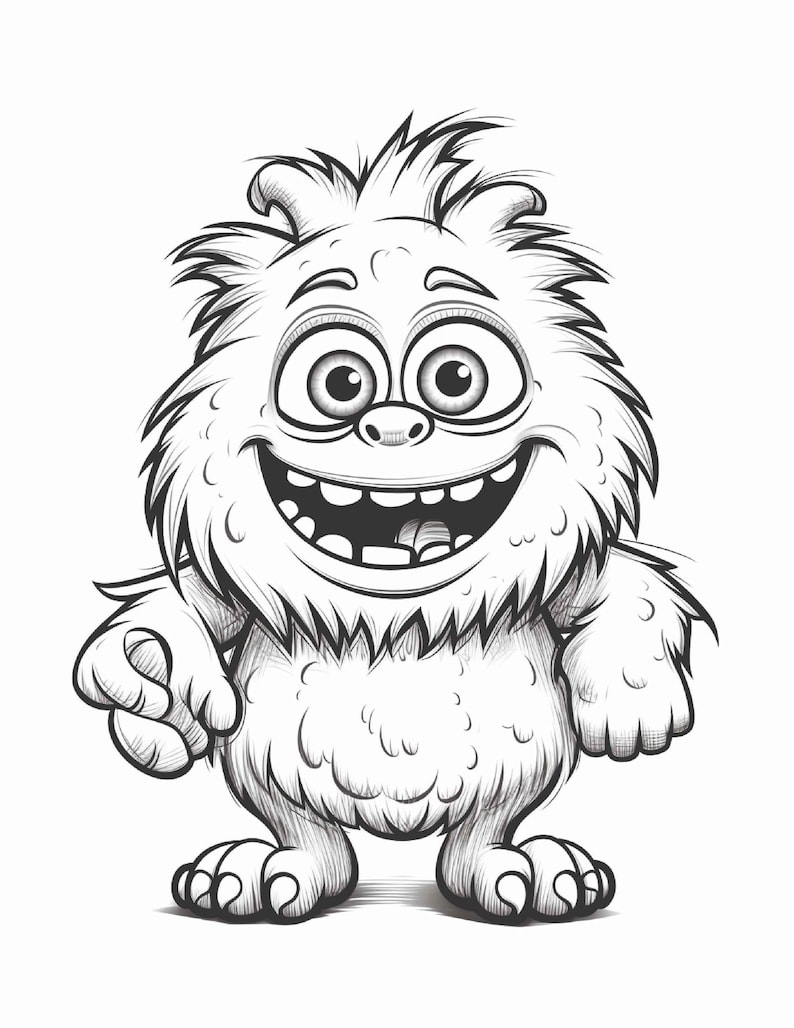 Halloween Coloring Pages | Printable Spooky Monsters for Kids, Teens ...