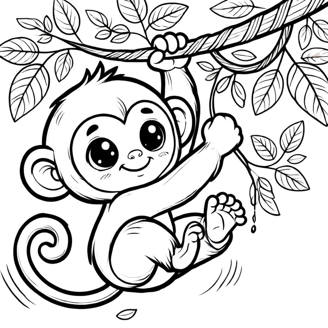 Animal Coloring Pages for Kids: Fun Learning Activity (PDF) - Etsy