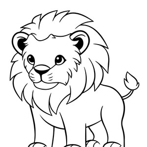 Safari Animal Coloring Pages for Kids – 30+ Cute Jungle & Zoo Animals ...