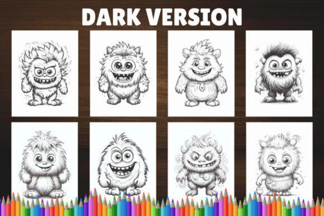 Halloween Coloring Pages | Printable Spooky Monsters for Kids, Teens ...