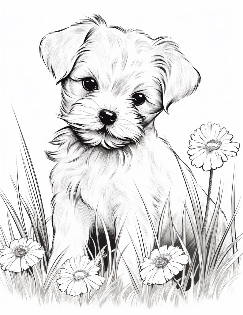 Cute Baby Farm Animal Coloring Pages for Kids – Printable Toddler ...