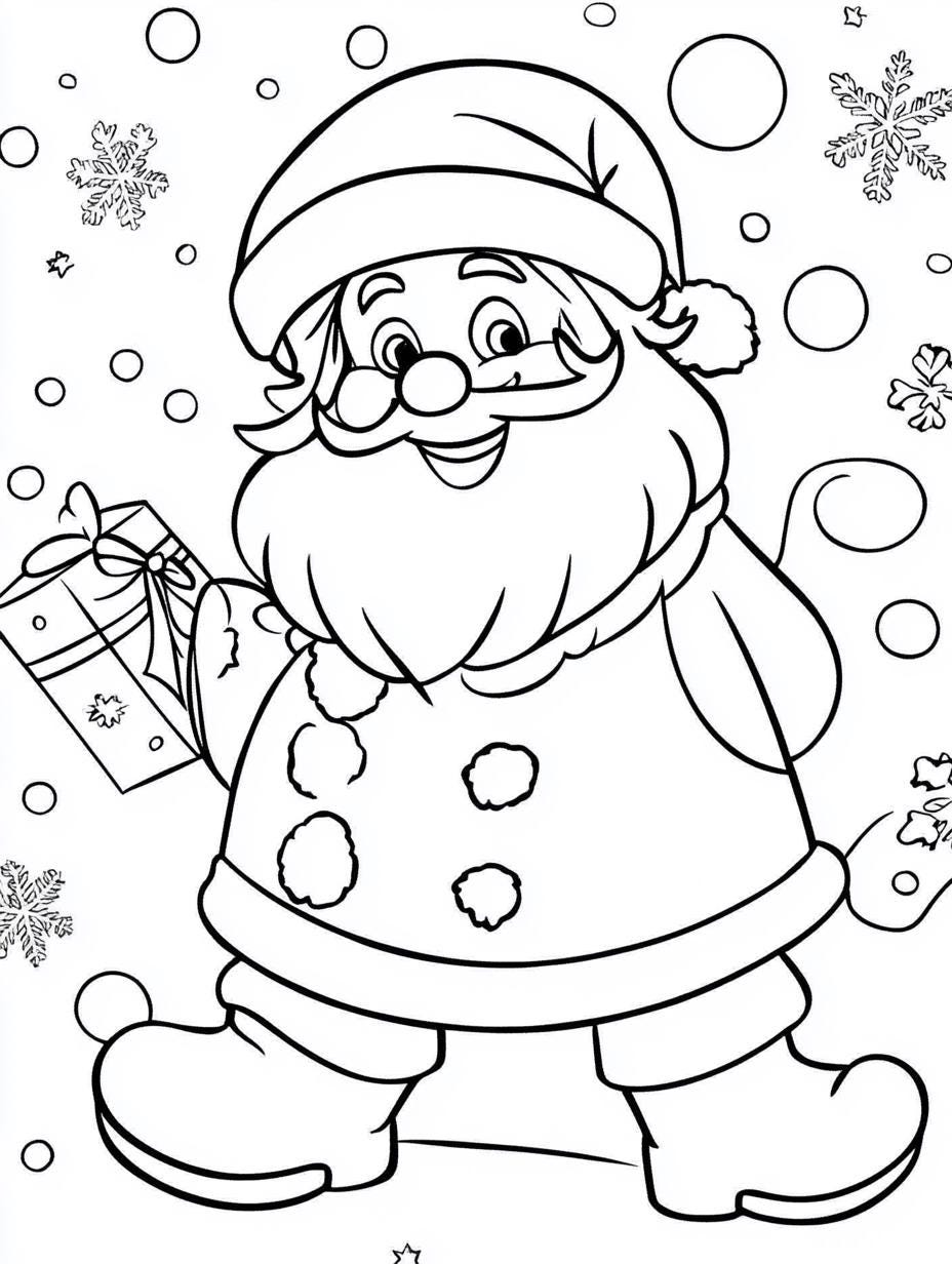 Festive Christmas Coloring Pages for Kids and Adults – Printable ...