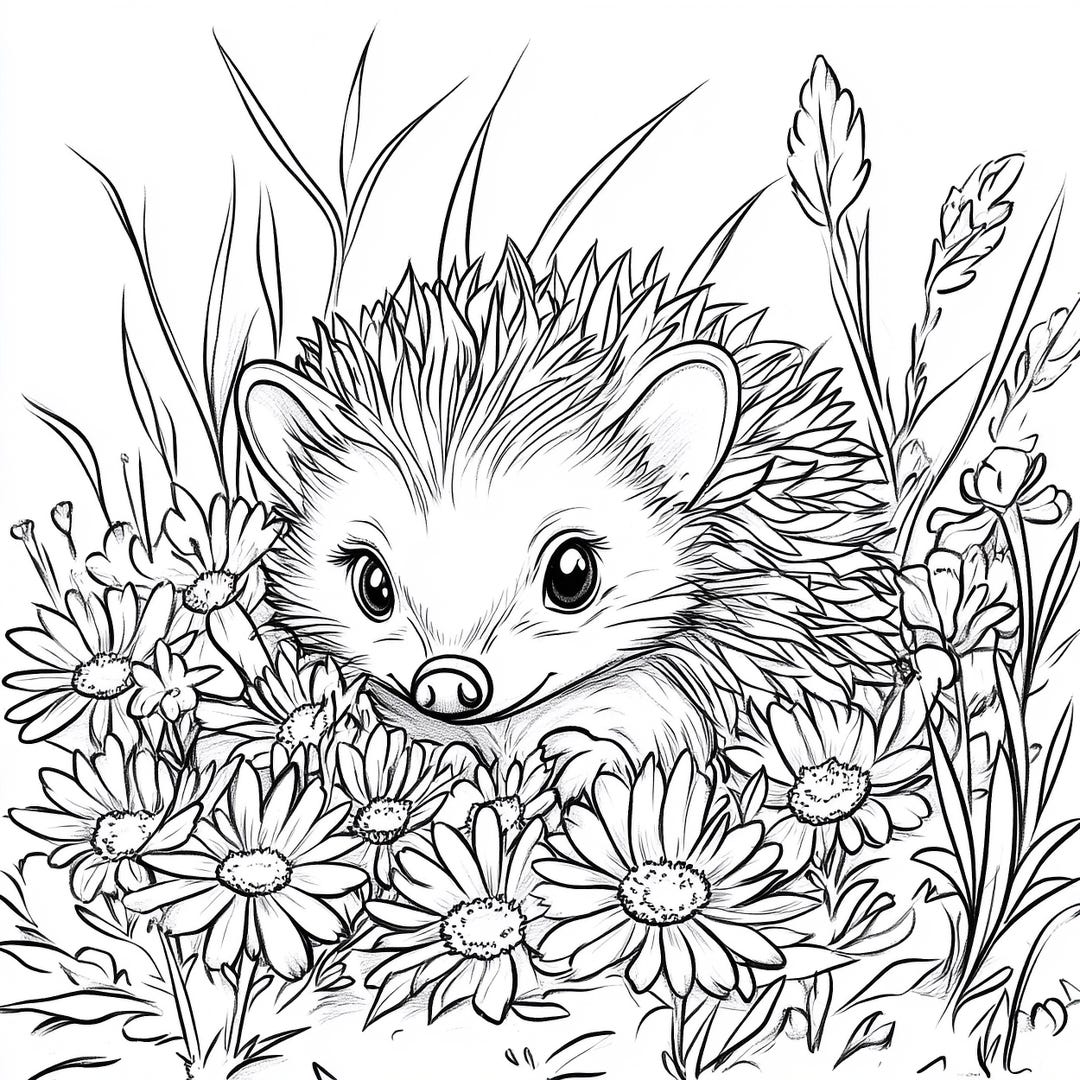 Wild Animals Coloring Pages – Fun and Educational Printable Designs - Etsy