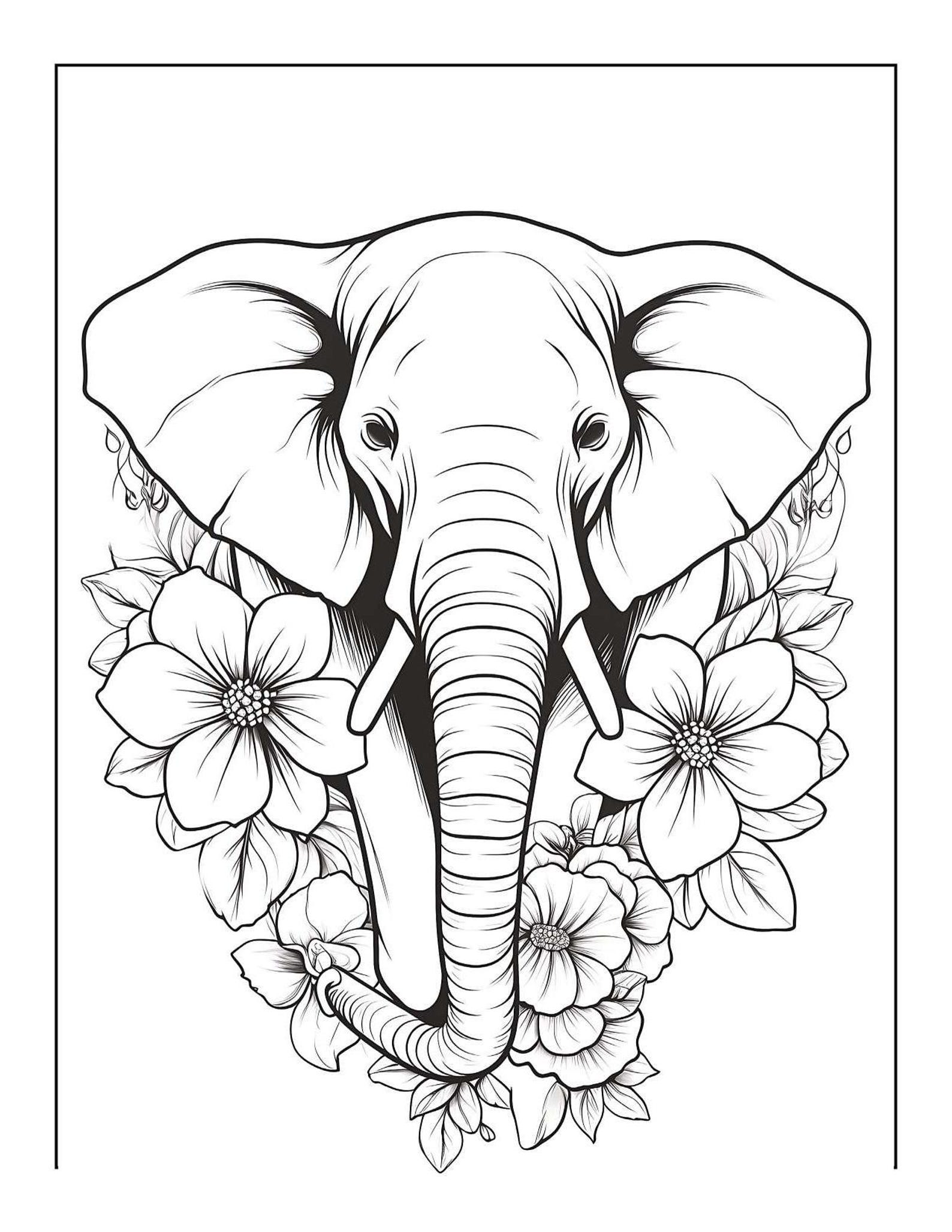 Wild Animals Coloring Pages | Printable Wildlife Art for Kids & Adults ...
